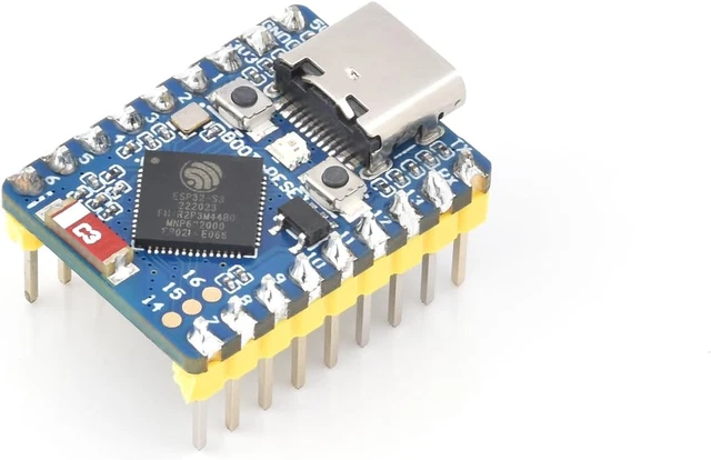 ESP32-C3 MINI DEVELOPMENT Board(With Pre-Soldered Header), ESP32-C3FN4 Single-Co EUR 18,99 ...