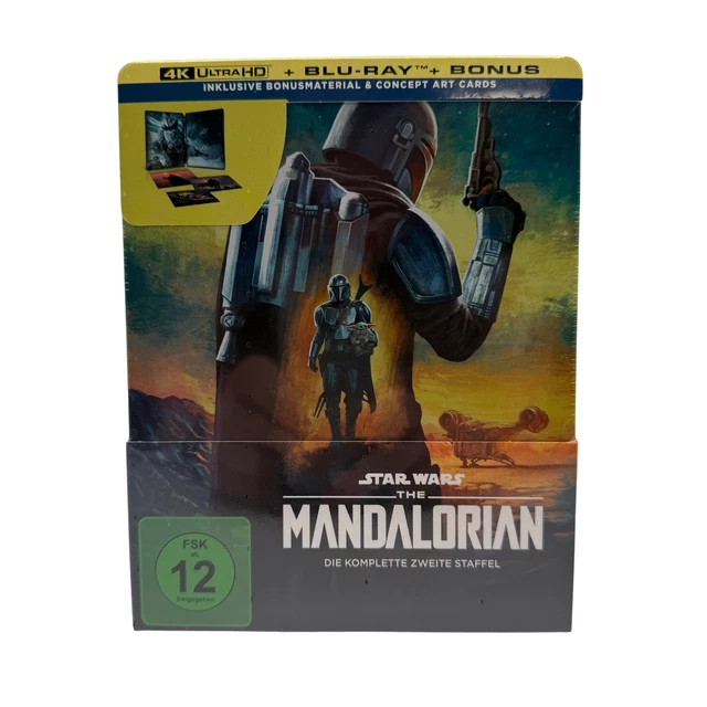 STAR WARS THE Mandalorian BluRay Staffel 2 4k UHD Steelbook Deutsch Rar NEU OVP EUR 89,98 ...