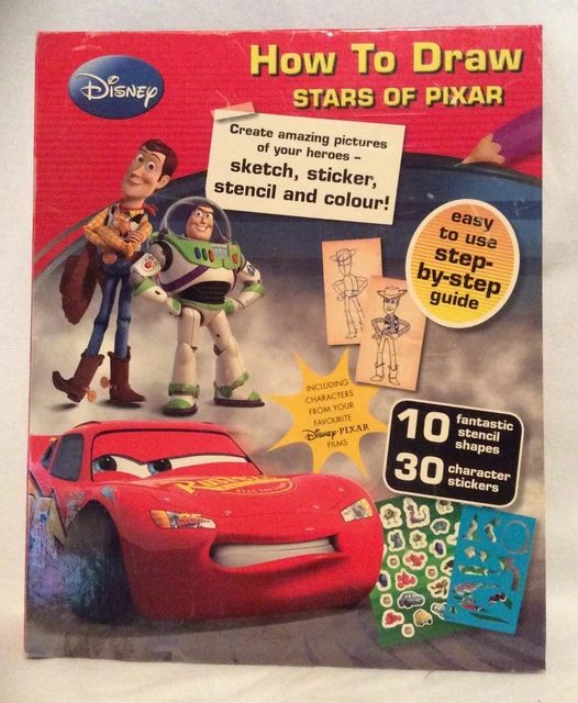 DISNEY - HOW to Draw Stars of Pixar - Create Your Heroes - Brand New £5 ...