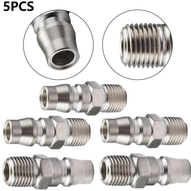 FOR NITTO STYLE Coupling Thread Adapter Air Fitting 20PM 5pcs High ...