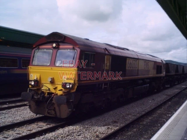 PHOTO EWS Class 66 Loco No 66 032 £1.85 - PicClick UK