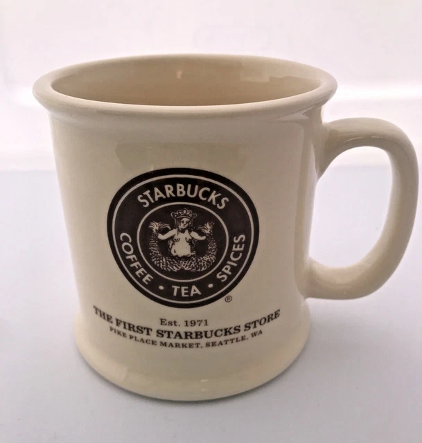 STARBUCKS PIKE PLACE The First Starbucks Store Coffee Mug Topless ...