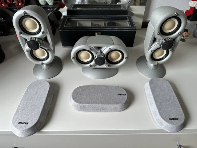 SONY SS-MS7 PASCAL Home Cinema Satellite Speakers Real Metal Build (3 ...