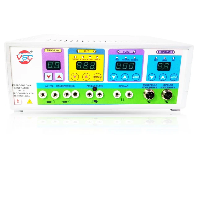 ELECTROSURGICAL GENERATOR 400W Cautery Machine Bipolar Monopolar High ...