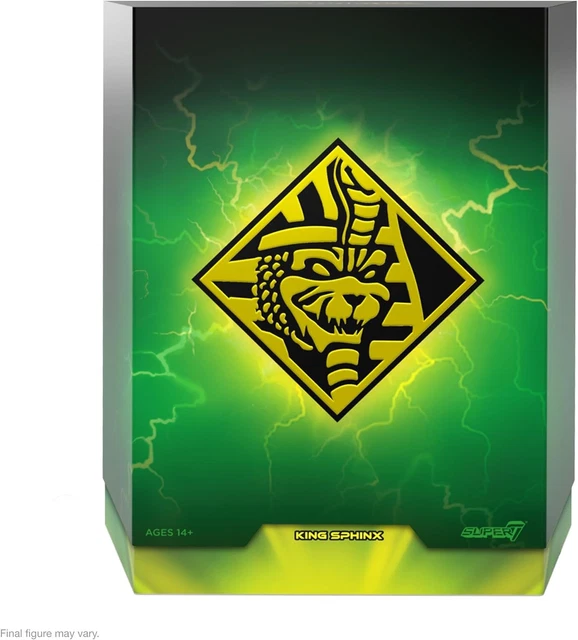 SUPER 7 POWER Rangers Ultimates W2: King Sphinx Action Figur M ...