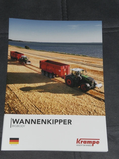 KRAMPE WANNENKIPPER, MULDENKIPPER BIGBODY Prospekt von 2023 ( 24795 ...