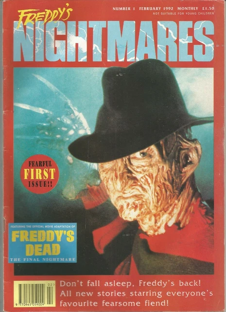 FREDDY'S NIGHTMARES #1 : Vintage UK Comic Book From February 1992 £19. ...