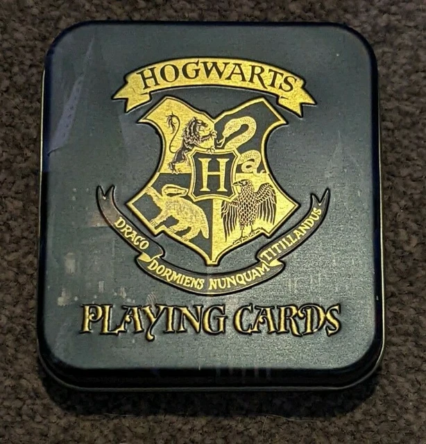 HARRY POTTER HOGWARTS Playing Cards - Metal Case - NEW £9.99 - PicClick UK