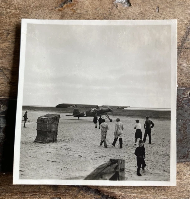 DEUTSCHE LUFTWAFFE TECHNIK Aufklärer Storch Original Foto 2.WK WW2 EUR ...