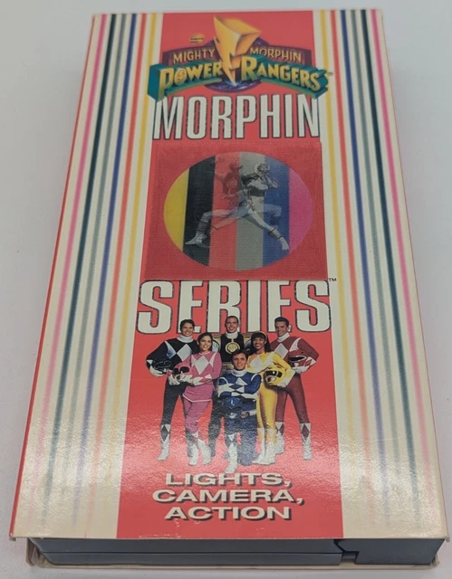 MIGHTY MORPHIN POWER Rangers: Lights, Camera, Action VHS RARE w ...