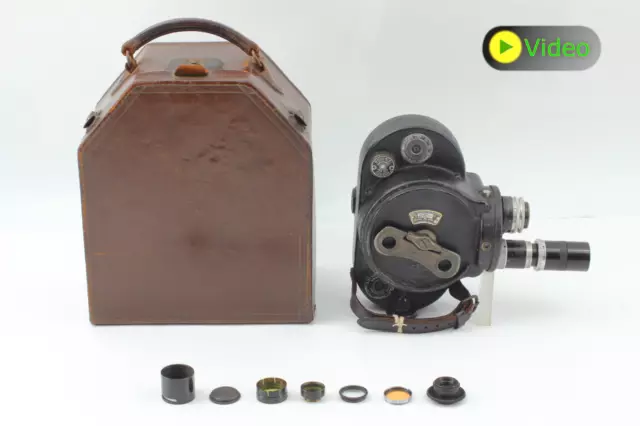 ALL WORKS [EXC+5 w/Case] Bell & Howell Filmo 70 DA 16mm Film Camera ...