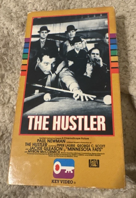 THE HUSTLER VHS Jackie Gleason Minnesota Fats Billiards Pool Piper ...