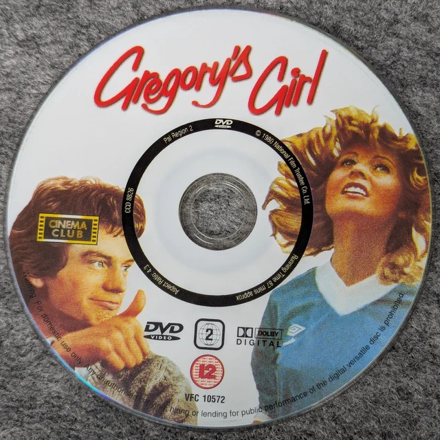 GREGORY'S GIRL DVD (1980) Disc Only £2.00 - PicClick UK