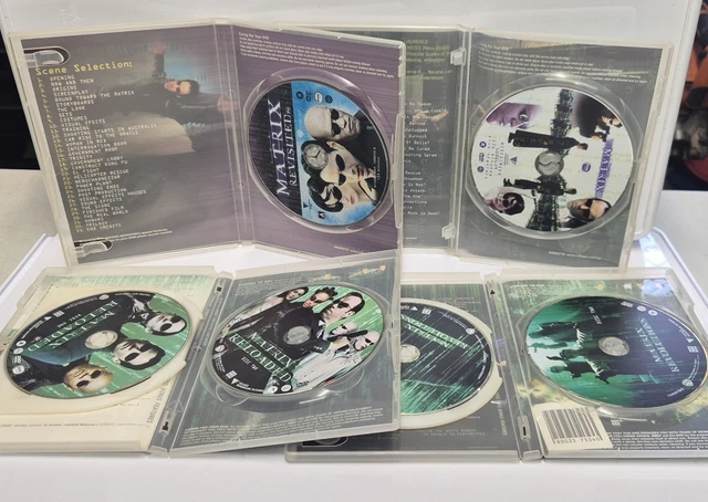 THE MATRIX TRILOGY DVD Movies Set 1 2 3 and Revisited - Keanu Reeves ...