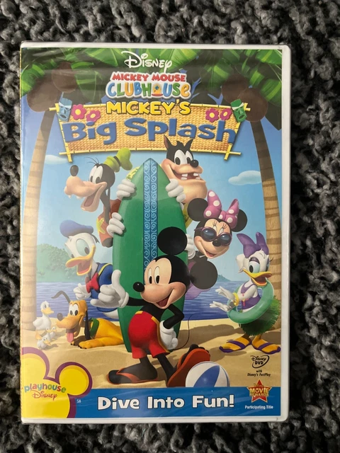 MICKEY'S BIG SPLASH (DVD) Disney Mickey Mouse Clubhouse disque et ...