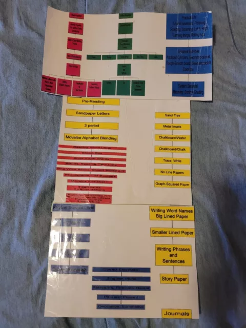 MONTESSORI HOMESCHOOL VISUAL MAP OF CURRICULUM POSTER PRIMARY $14.99 ...