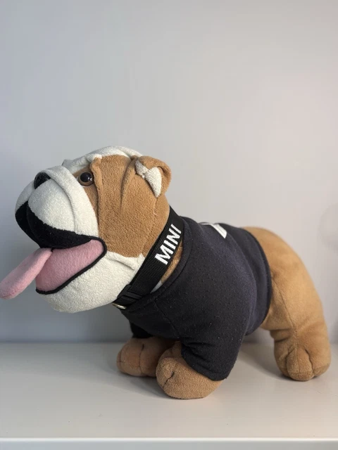 BMW MINI COOPER Mascot Spike English Bulldog Soft Toy Plush Teddy ...