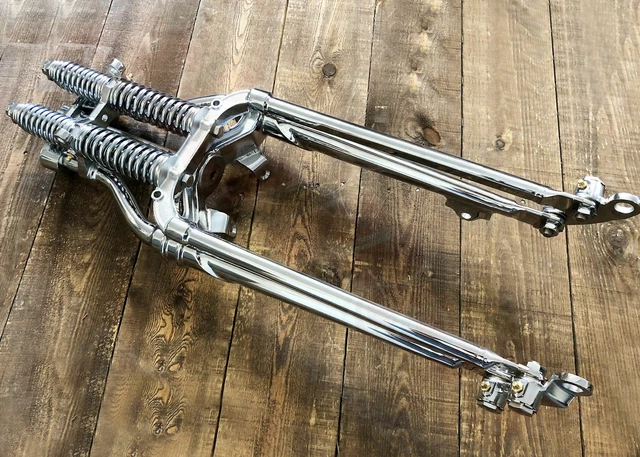 ANTIQUE VINTAGE SPRINGER Forks for Harley Bobber Chopper Chrome Big ... ANTIQUE VINTAGE SPRINGER Forks for Harley Bobber Chopper Chrome Big ...