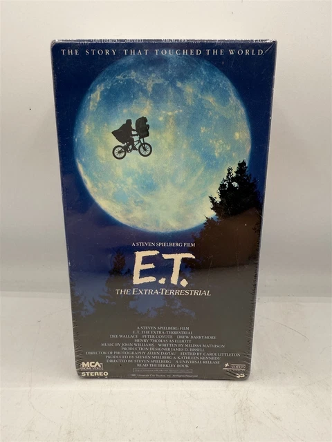 NEW SEALED E.T. The Extra-Terrestrial Et Vhs Tape 1St Mca Pres. £23.31 ...