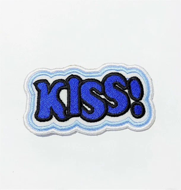 KISS EMBROIDERED LOGO Patch Badge Iron On/Sew On Fancy Dress Pride £2. ...