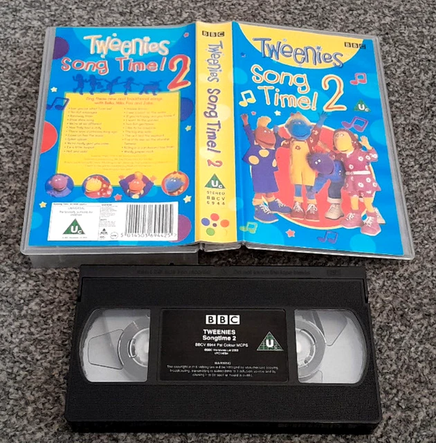 TWEENIES SONG TIME 2 Bbc Video Bella Fizz Jake Milo Pal Vhs Video Kids ...