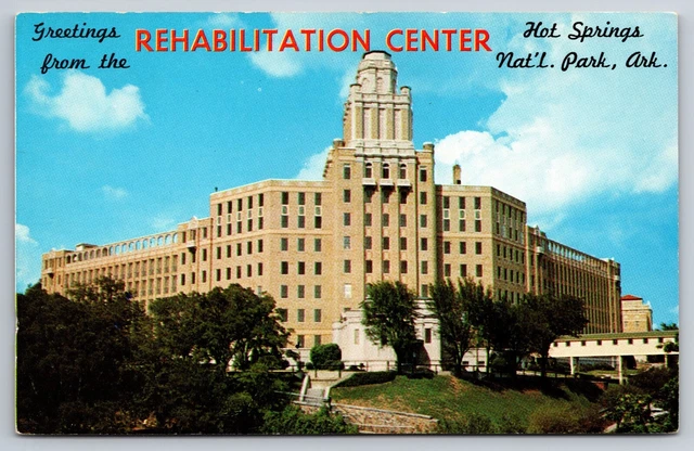 HOT SPRINGS REHABILITATION Center National Park Arkansas Vintage ...