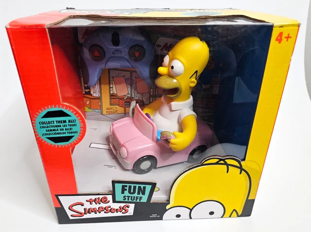 RARE THE SIMPSONS Infra-Red Speedster Home Remote Control Car Mint ...