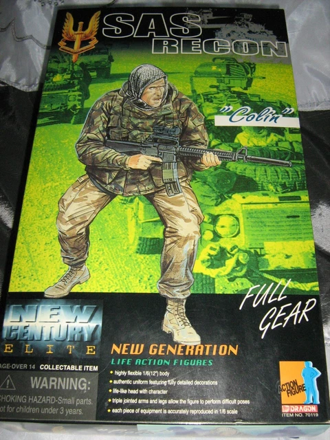 DRAGON 1/6 SCALE Modern British Colin Sas Recon 70119 Action Figure £20 ...