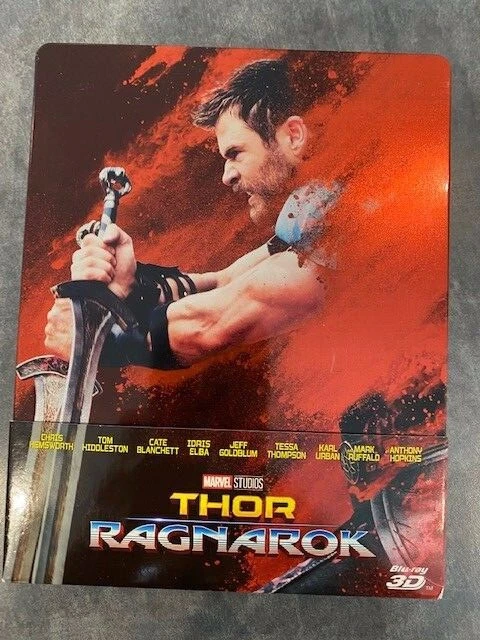 THOR RAGNAROK AVEC CHRIS HEMSWORTH - STEELBOOK COLLECTOR - film en BLU ...