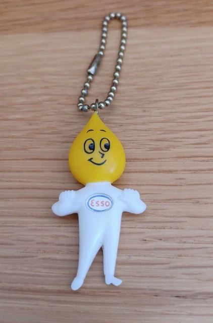 VINTAGE 1960S ESSO Oil Drop Man Keyring Brand New Still In Packaging ...