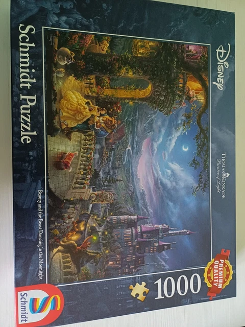 SCHMIDT THOMAS KINKADE: Disney Die Schöne und das Biest - Puzzle, 1000 Teile EUR 10,00 - PicClick DE