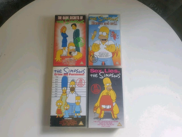 THE SIMPSONS VHS Tape Bundle 1990s - 2000s Vintage Collection Bundle x ...
