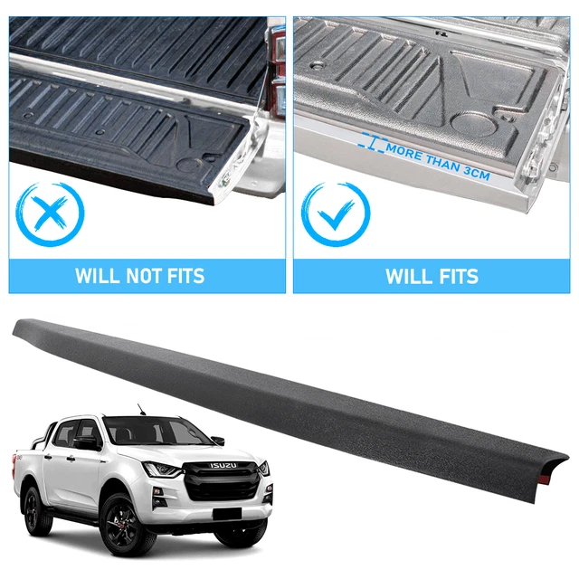 TAILGATE COVER PROTECTOR Trim for ISUZU D-MAX MK6 2021-2023 Rear Rail ...