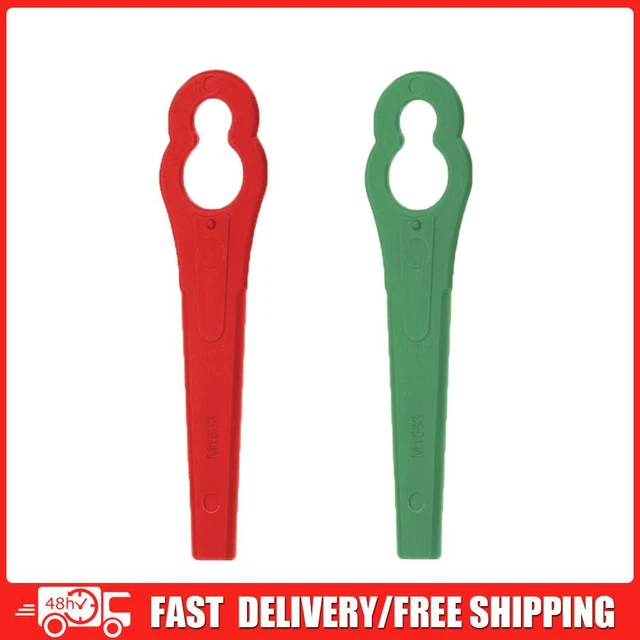 30PCS GRASS TRIMMER Plastic Blade 85mm Mower Cutter Blades Grass Cutter ...
