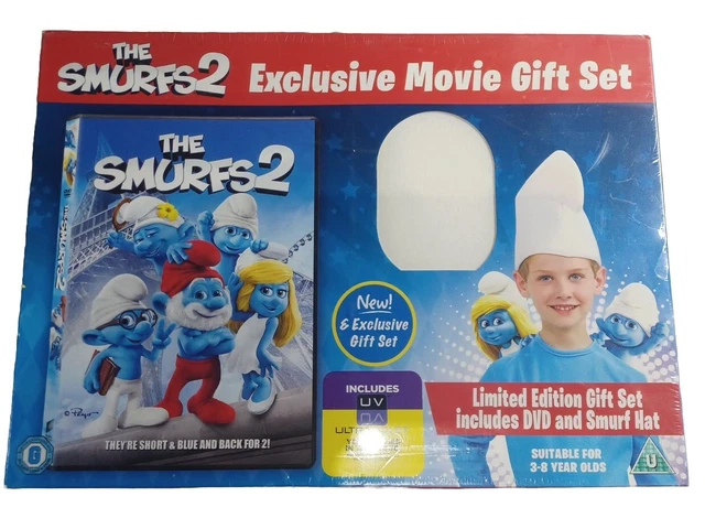 THE SMURFS 3 Movie Dvd + Hat Exclusive Gift Set New Sealed Region 2 ...