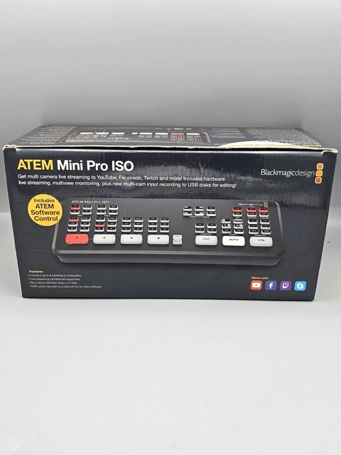 BLACKMAGIC DESIGN ATEM Mini Pro ISO $459.00 - PicClick