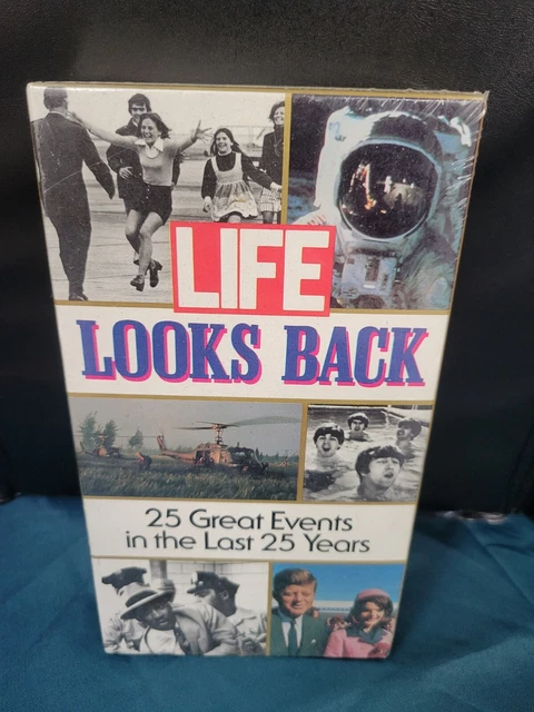 LIFE: LOOKS BACK VHS (25 Great Events In The Last 25 Years) NEW, Sealed ...