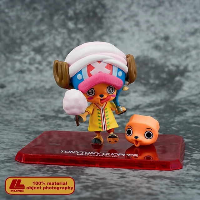 ANIME ONE PIECE Tony Tony Chopper Candy Face Change Figure Statue Toy ...