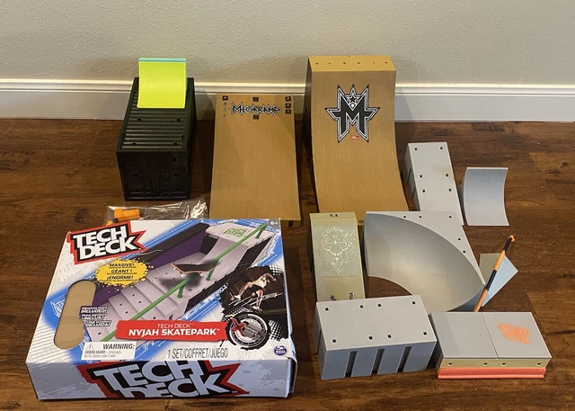 LOT TECH DECK Skate Park rampes Mega et Nyjah Skatepark EUR 54,43 ...