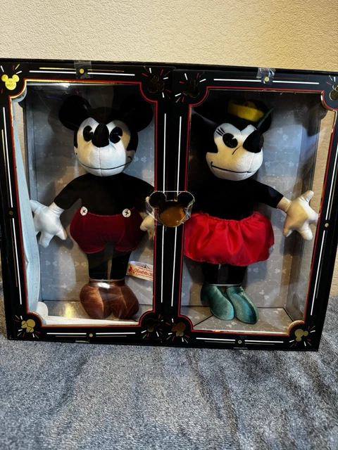MICKEY AND MINNIE Mouse Limited Edition Disney Plush Set Collectible £ ...