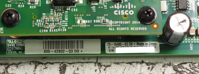 CISCO NIM-ES2-8-P 8-PORT Gigabit Ethernet LAN Switch Network Interface ...