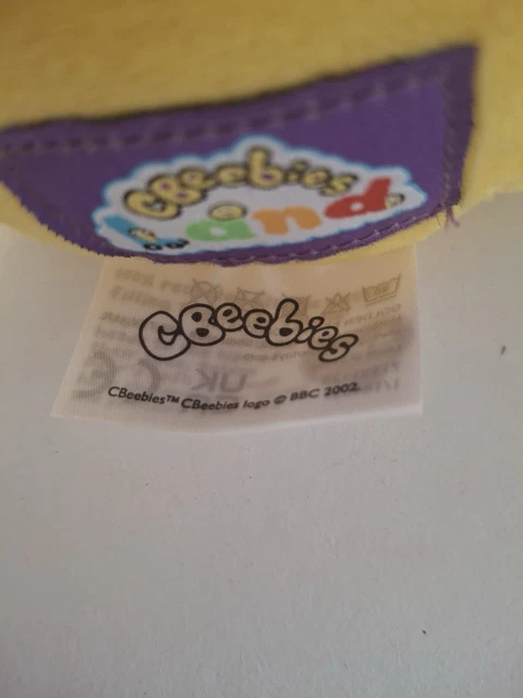 VINTAGE CBEEBIES LAND 5" Yellow Bugbies Squidge Soft Plush Bug Beanie ...