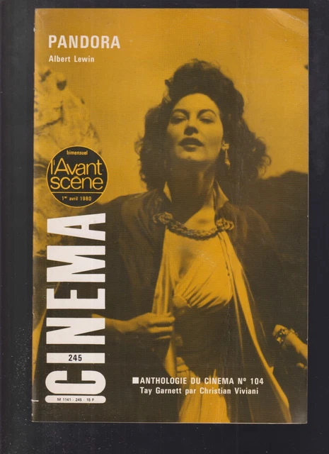 L'AVANT SCENE CINEMA N°245 Pandora / Tay Garnett / Albert Lewin EUR 10 ...