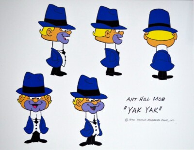 WACKY RACES / ANT HILL MOB - YAK YAK Model Sheet PRINT Hanna Barbera £ ...