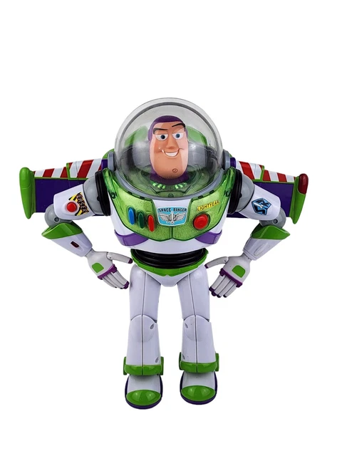 TOY STORY TALKING Buzz Lightyear Pixar Disney 12 pouces son et laser ...