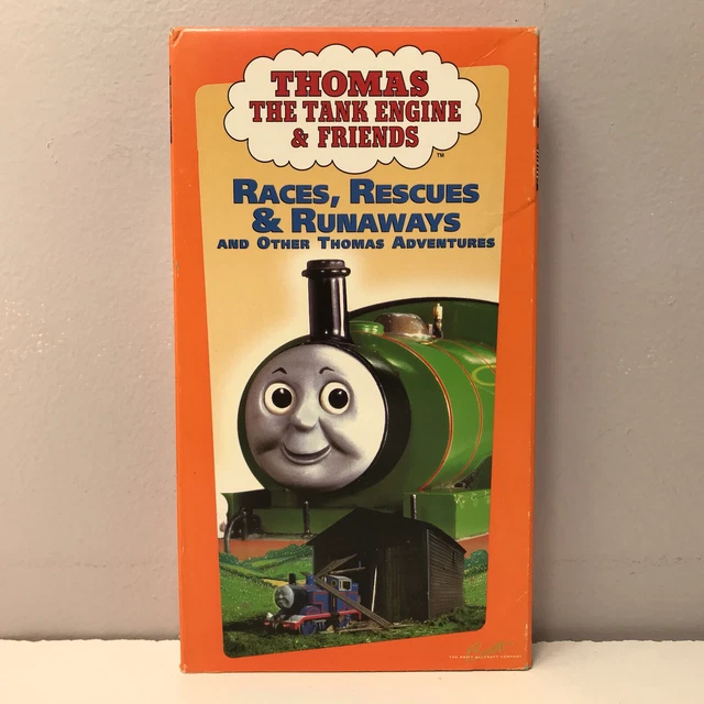 THOMAS THE TANK Engine & Friends Races Rescues Runaways VHS Video Tape ...