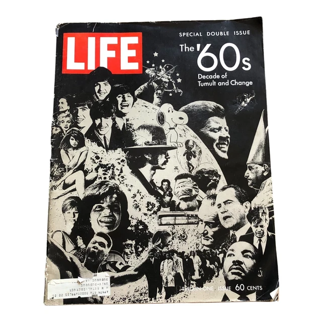 LIFE MAGAZINE 1969 The 60s Decade of Tumult and Change Special Double ...