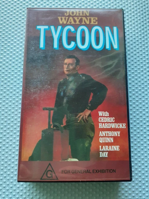 VHS TYCOON JOHN Wayne drama romance 1947 movie Laraine Day. $12.00 ...