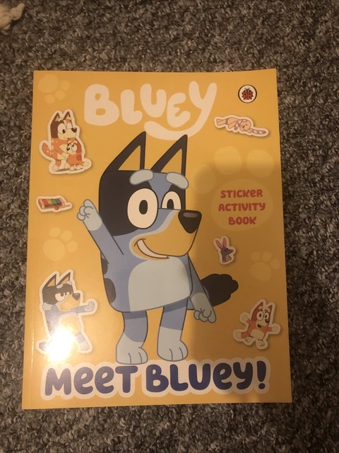 BLUEY: MEET BLUEY! Sticker Activity Book by Bluey (Paperback, 2021) £4. ...