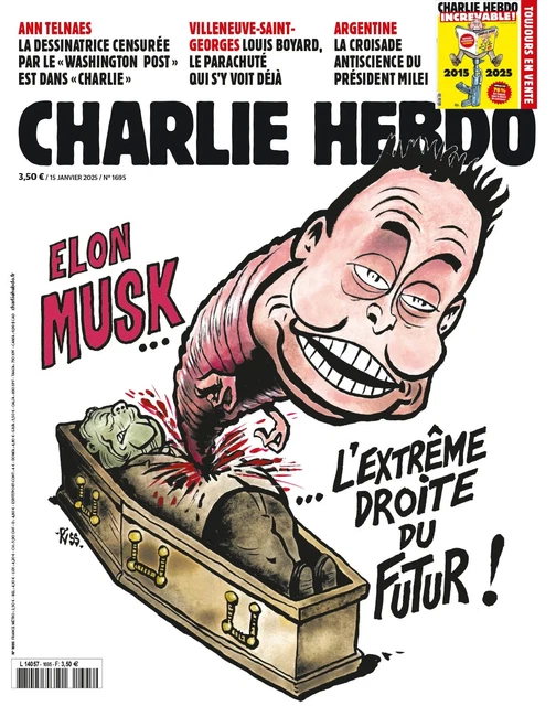 CHARLIE HEBDO SPECIAL N° 1695 Janvier 2025 EUR 3,50 - PicClick FR